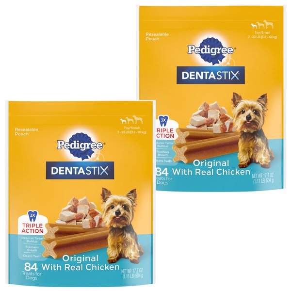 PEDIGREE Dentastix Mini Dental Dog Treats, 168 count - Chewy.com