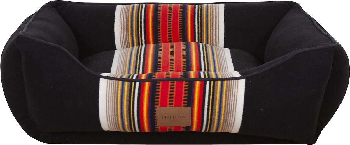 PENDLETON National Park Kuddler Bolster Dog Bed with Removable Cover ...