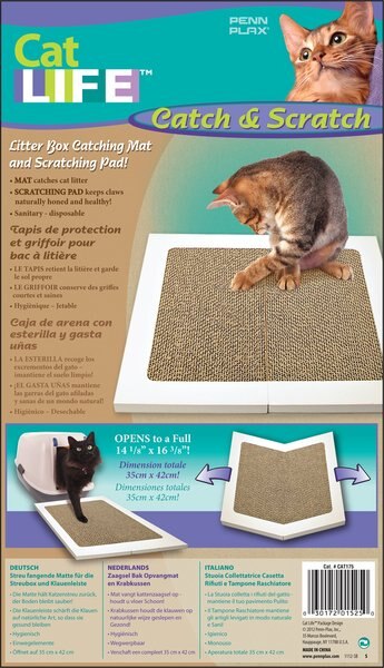 Out of Stock - PENN-PLAX Cat Life Catch & Scratch Cat Scratching Pad ...