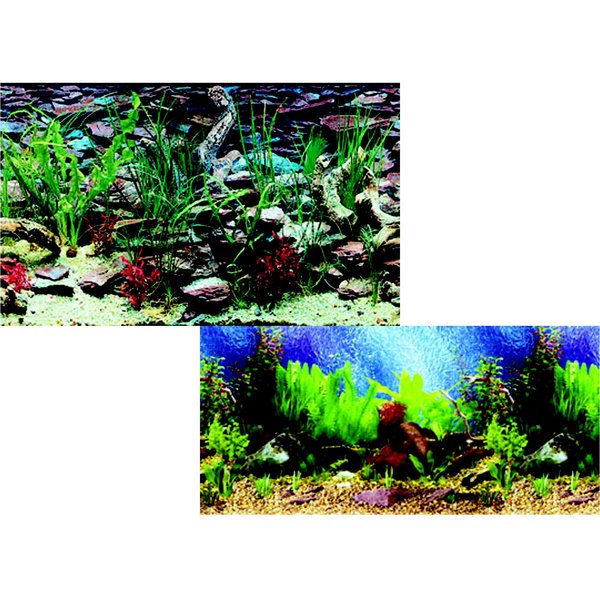 Out of Stock - VEPOTEK Double-Sided Fish Aquarium Background, Ocean ...