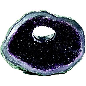 PENN-PLAX Geode Crystal Fish Ornament, Purple - Chewy.com