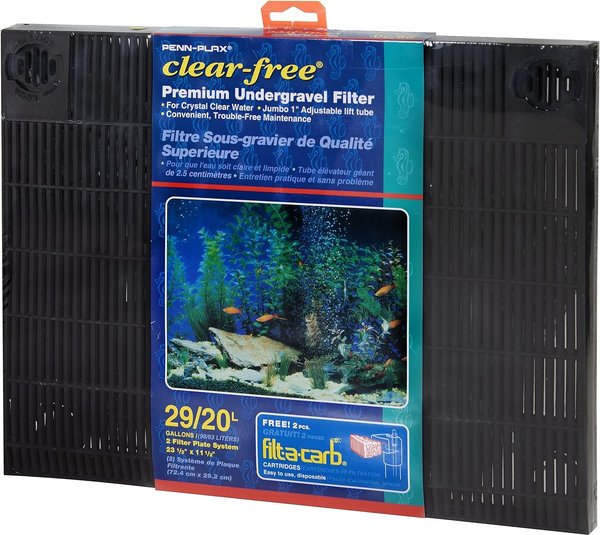 PENN-PLAX Premium Underground Aquarium Filter, 29-gal - Chewy.com