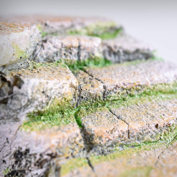 PENN-PLAX Reptology Shale Scape Step Ledge & Cave Lizard Hideout, Large ...