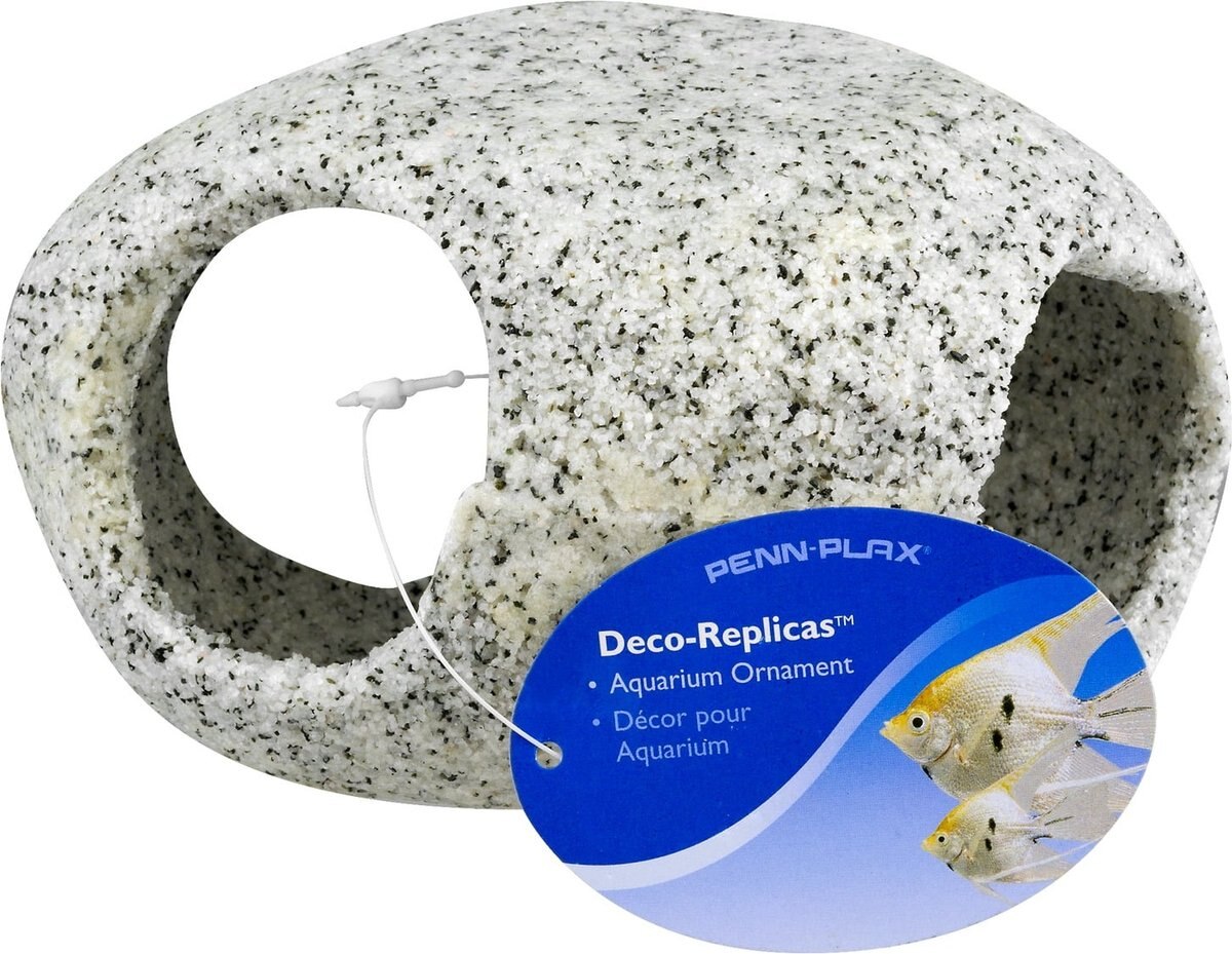 PENN-PLAX Stone Hideaway Aquarium Ornament, 1 count - Chewy.com