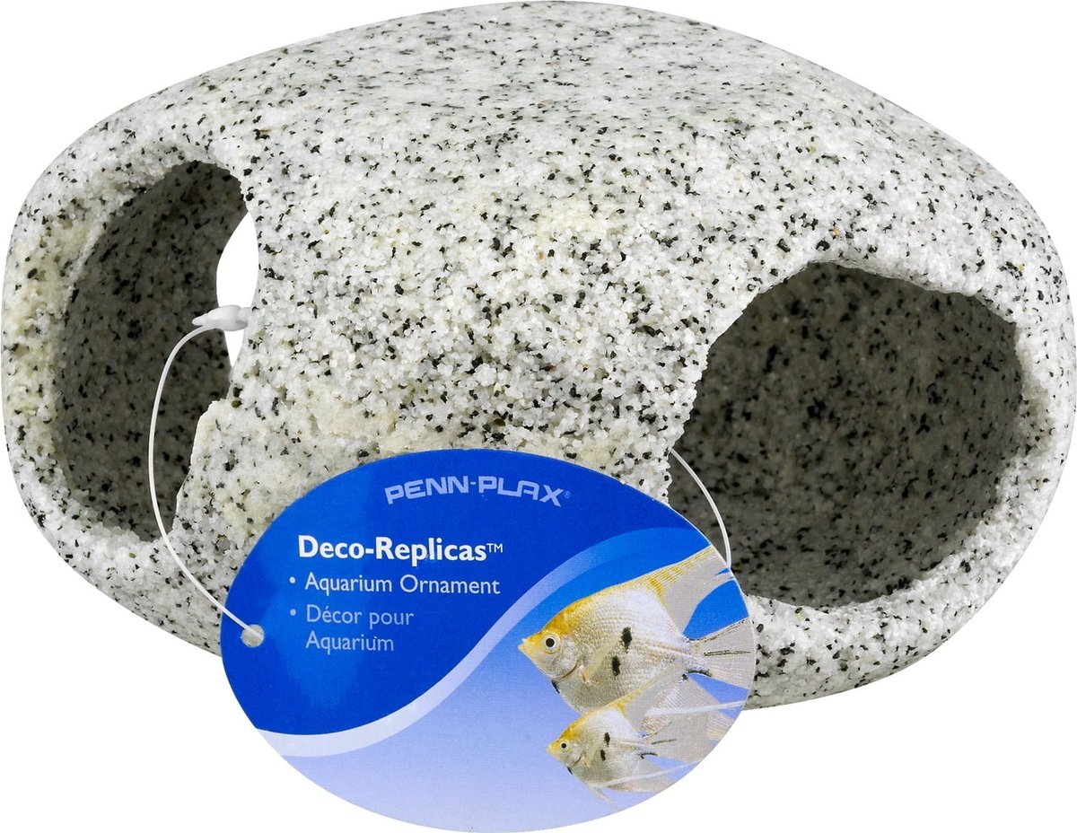 PENN-PLAX Stone Hideaway Aquarium Ornament, 1 count - Chewy.com