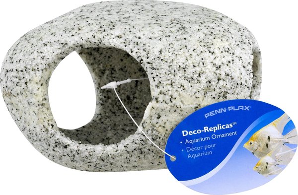 PENN-PLAX Stone Hideaway Aquarium Ornament, 1 count - Chewy.com