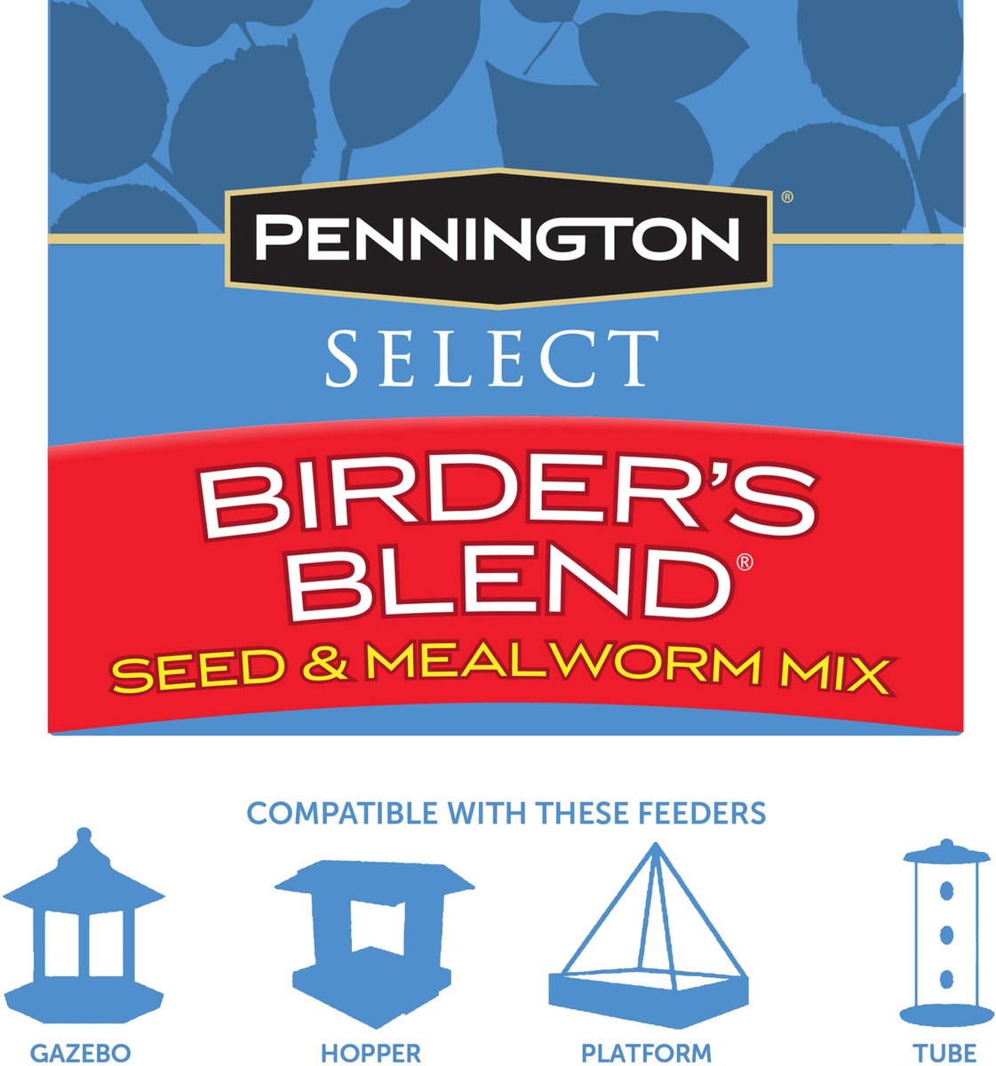PENNINGTON Select Birder's Blend Seed & Mealworm Mix Wild Bird Food, 40-lb bag - Chewy.com