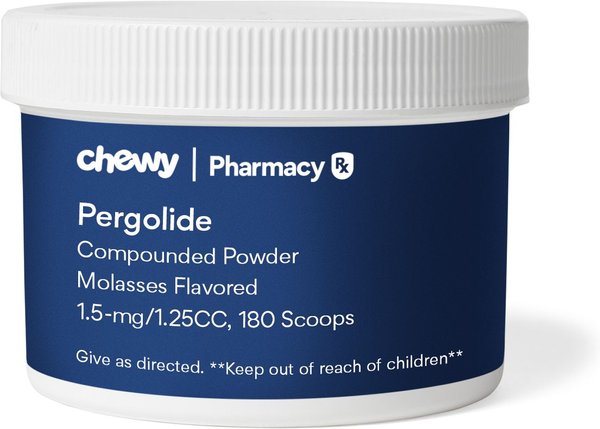 PERGOLIDE COMPOUNDED Powder Molasses Flavored for Horses, 1.5-mg/1.25CC ...