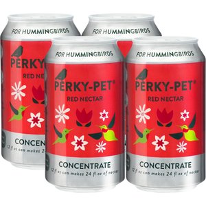 PERKY-PET Ready to Use Clear Nectar Hummingbird Food, 16-oz can, 4 ...