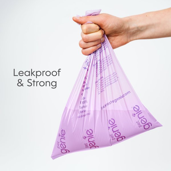 PET GENIE Poop Bags, Lavender Scented, 120 count - Chewy.com