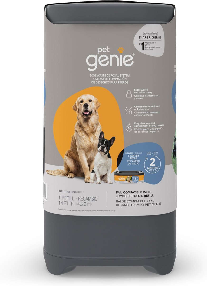 PET GENIE Waste Disposal System with Starter Refill - Chewy.com