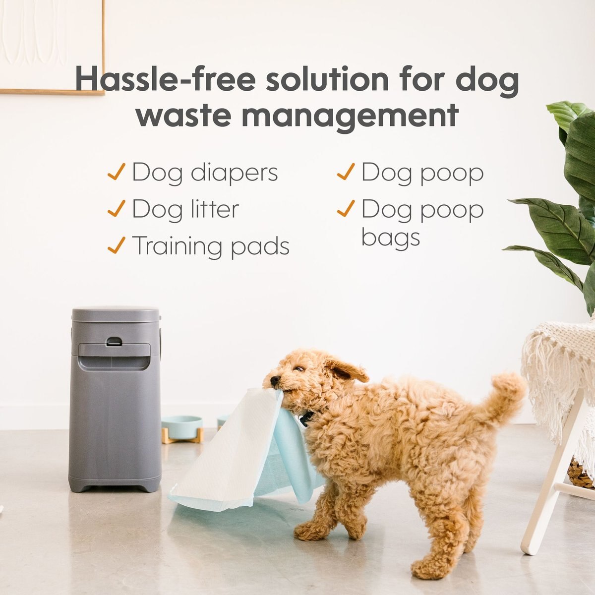 PET GENIE Waste Disposal System with Starter Refill - Chewy.com