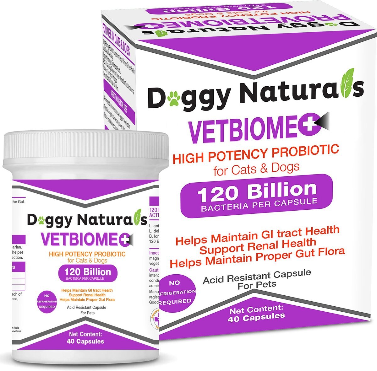 PET HEALTH PHARMA Vetbiome Plus High Potency Probiotics for Dog & Cat ...