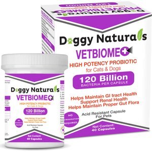 PET HEALTH PHARMA Vetbiome Plus High Potency Probiotics for Dog & Cat ...