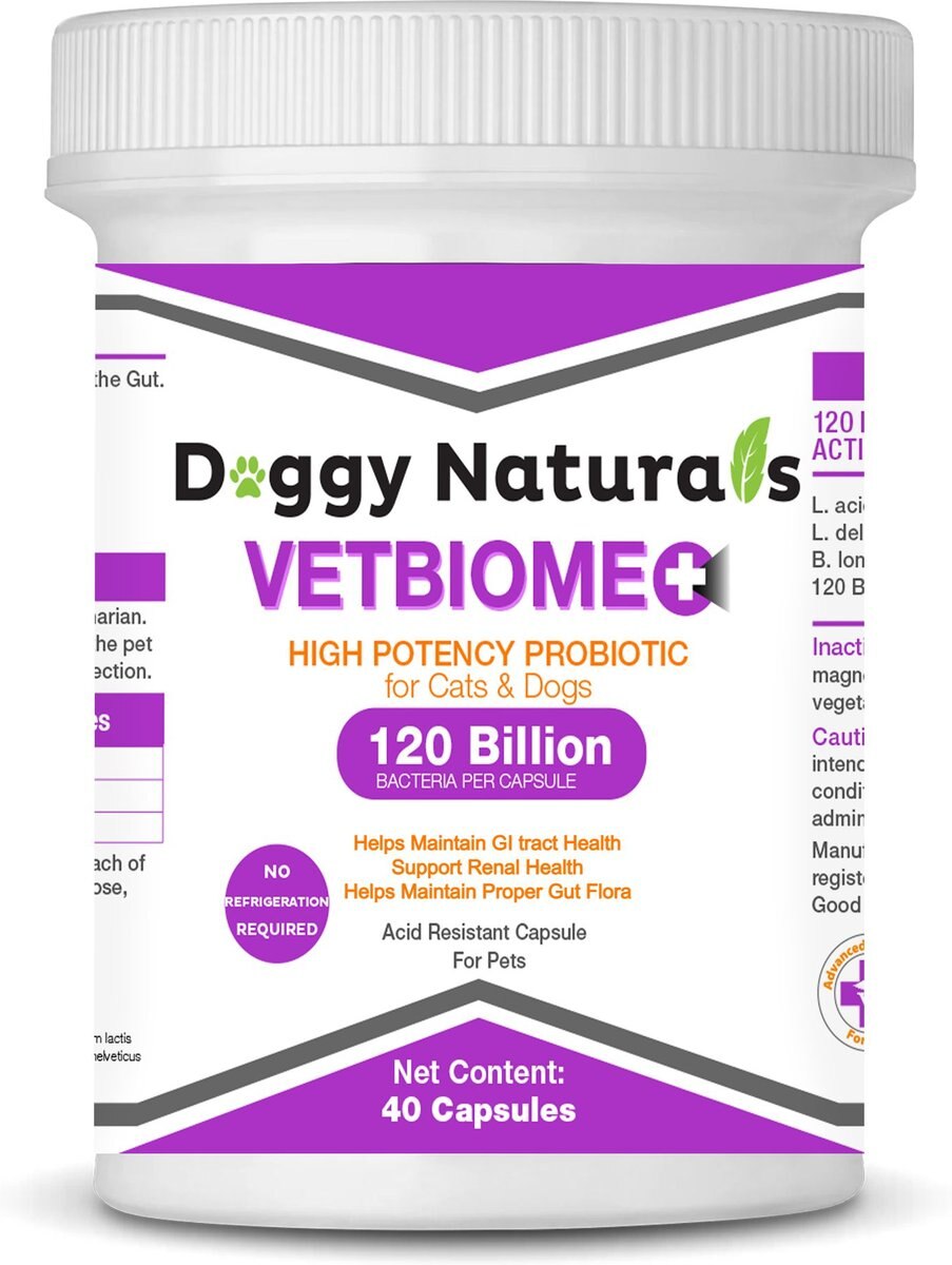 PET HEALTH PHARMA Vetbiome Plus High Potency Probiotics for Dog & Cat ...