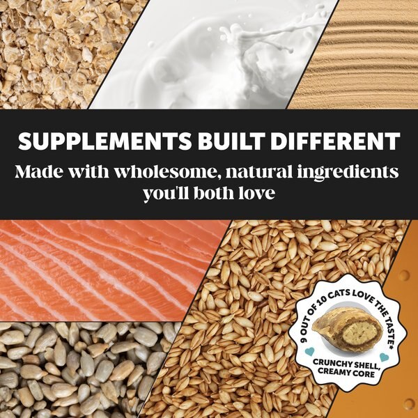 PET HONESTY Dual Texture Chicken Flavored Calming Chews for Cats, 3.7 ...