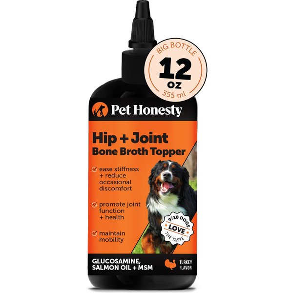 PET HONESTY Glucosamine + Salmon Oil Turkey Flavored Joint Support ...