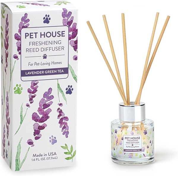 PET HOUSE Lavender Green Tea Reed Diffuser, 1.6-fl oz bottle - Chewy.com