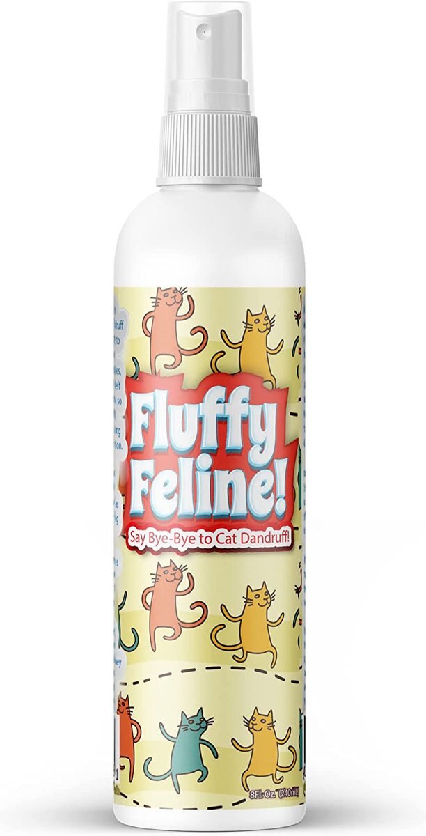 PET MASTERMIND Fluffy Feline Cat Dandruff Care Spray, 8-fl oz bottle ...