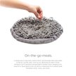 PET PARENTS Forager Snuffle Mat & Slow Feeder Dog Bowl, Forest Grey ...