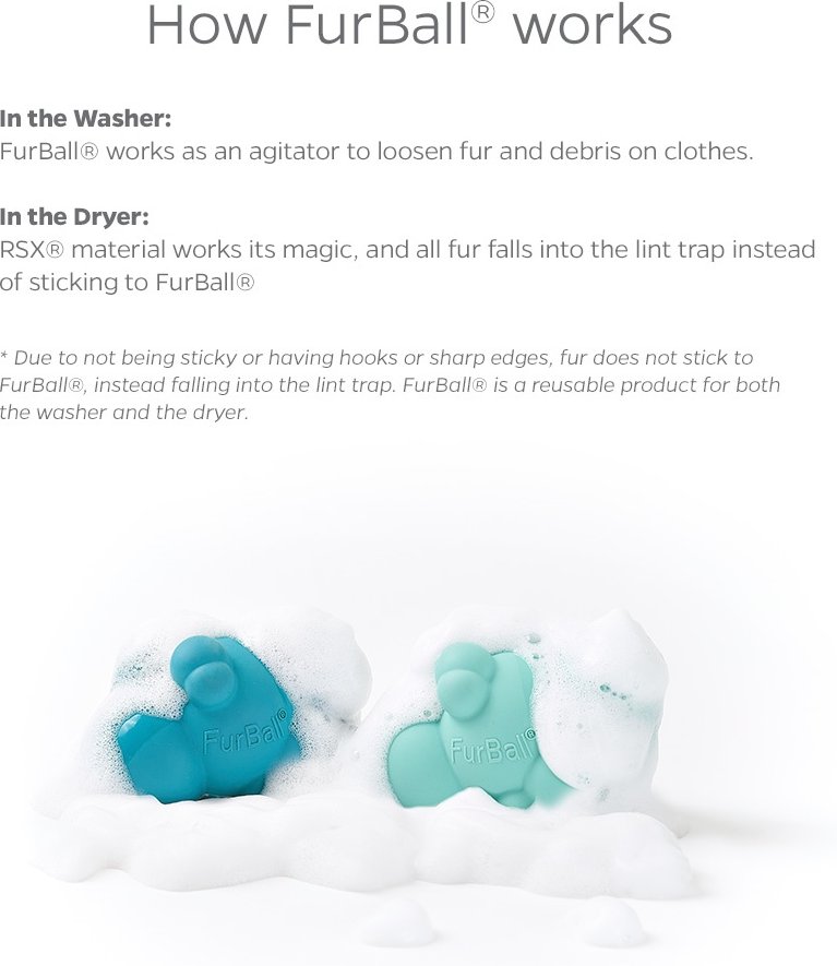 PET PARENTS FurBall 2.0 Laundry Cat & Dog Fur & Hair Remover, 2 count - Chewy.com