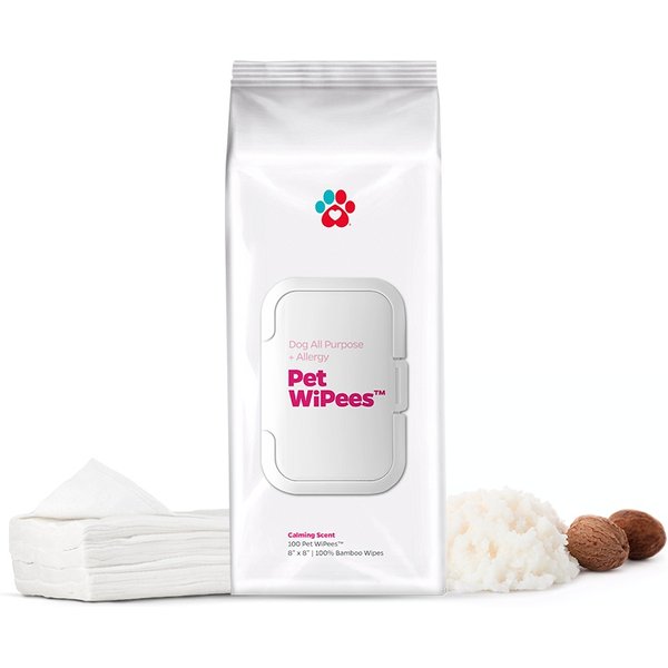 PET PARENTS Pet WiPees All Purpose Skin & Coat Dog Wipes, Calming Scent ...