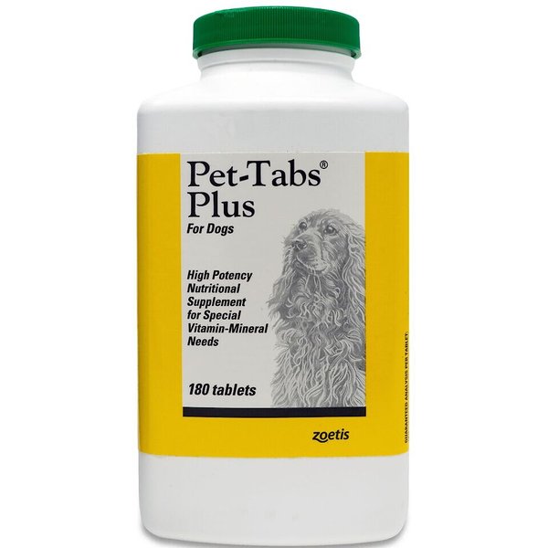 PET-TABS Plus Vitamin-Mineral Dog Supplement, 180 count - Chewy.com