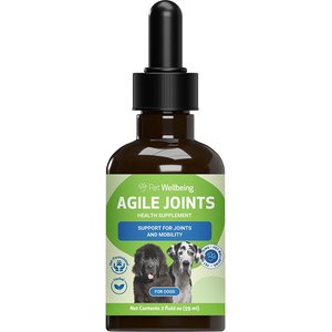 PET WELLBEING Agile Joints Liquid Joint Supplement for Dogs, 2-oz ...