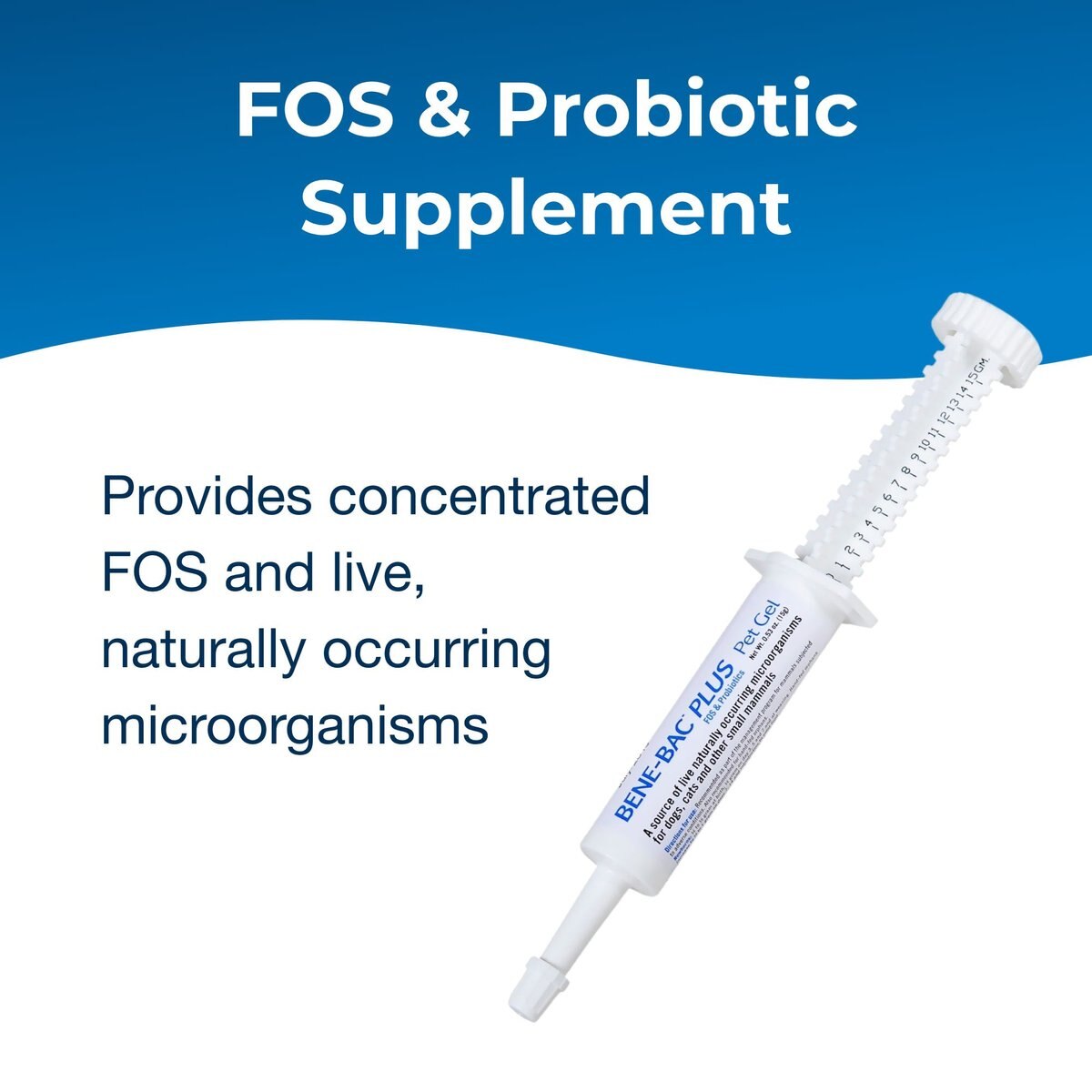 PetAg Bene-Bac Plus FOS & Probiotics Gel Supplement (Free Shipping) | Chewy