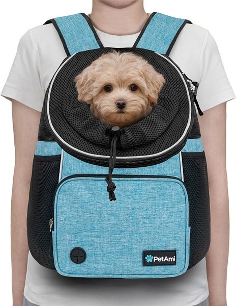 PETAMI Airline Approved Front Chest Small Dog & Cat Backpack Carrier ...