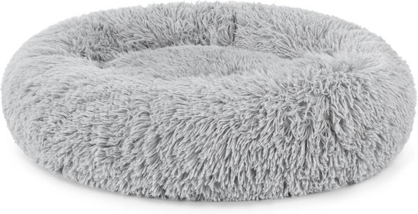 PETAMI Donut Cat & Dog Bed, Light Gray, Medium - Chewy.com
