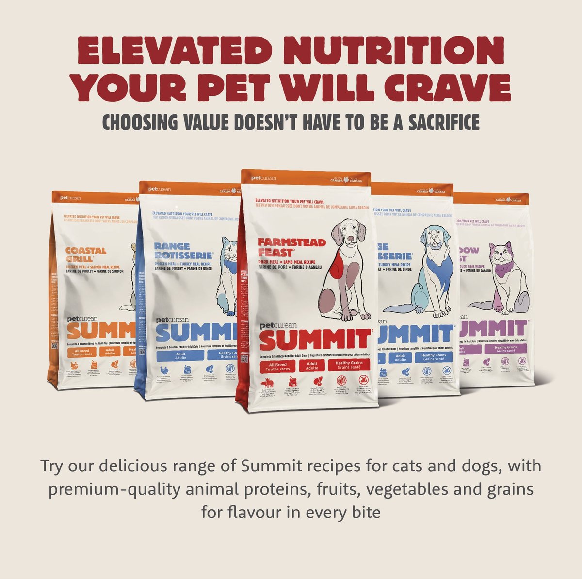 PETCUREAN SUMMIT Farmstead Feast Large Breed Adult Dry Dog Food, 25-lb ...