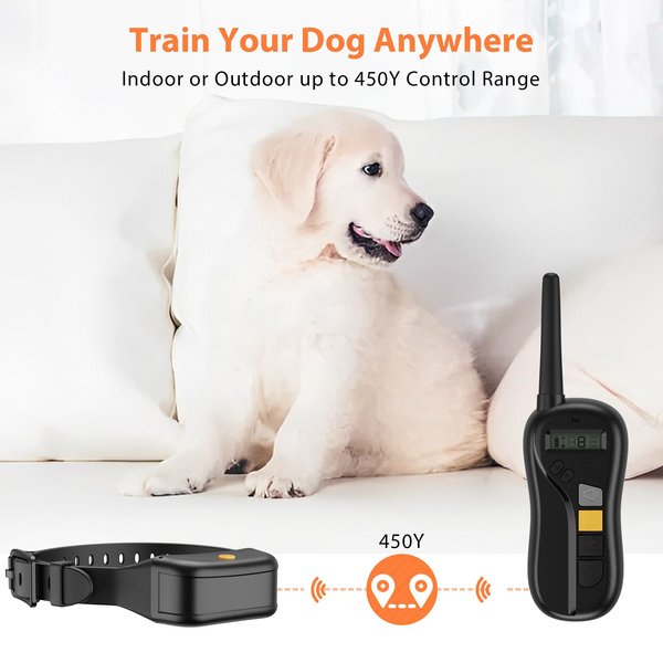 PETDIARY Rechargeable Advanced Remote Dog Trainer Accessory, Black ...