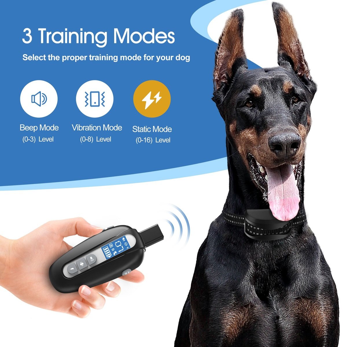 PETDIARY T730 Dog Training Collar & Receiver, Black, 1 count & 2 count ...