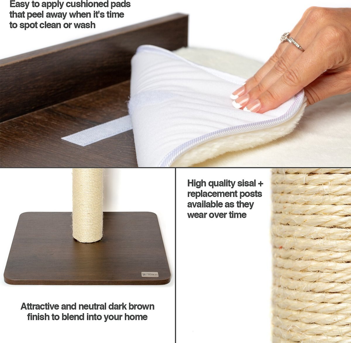 PETFUSION 76.8-in Wall Mounted Cat Tree - Chewy.com