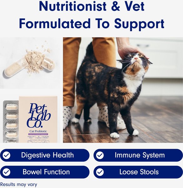 PETLAB CO. Probiotics Chicken Flavored Capsule Digestive Supplement for ...