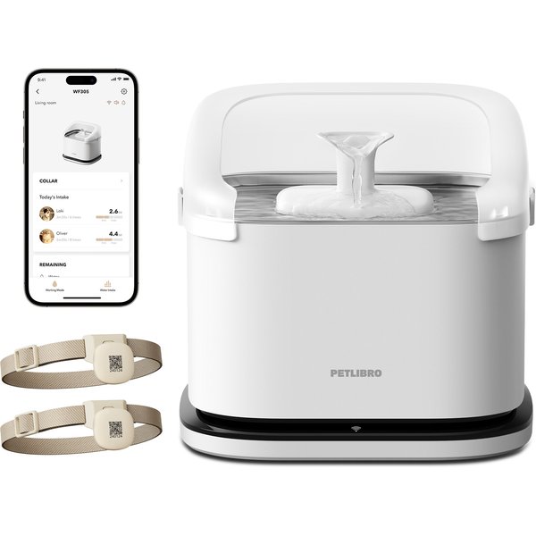 PETLIBRO Dockstream RFID Smart Stainless Steel Cat Water Fountain ...