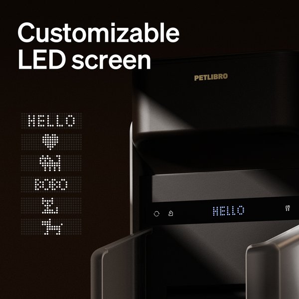 PETLIBRO One RFID Automatic Cat Feeder with Collar Tag, 3-L, Coffee, 2 ...