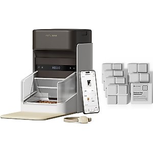 PETLIBRO One RFID Automatic Cat Feeder with Collar Tag, 3-L, Coffee, 2 ...