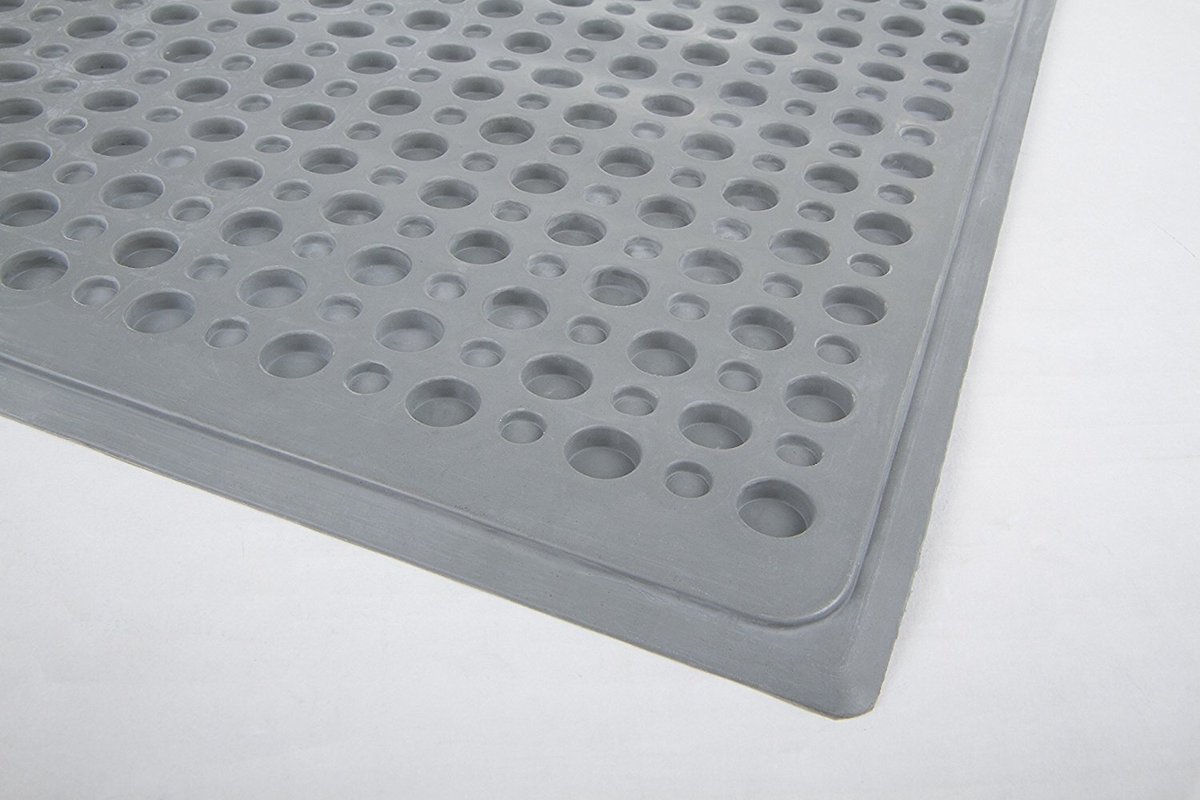 PETLINKS Purrfect Paws Cat Litter Mat, Medium, Gray - Chewy.com