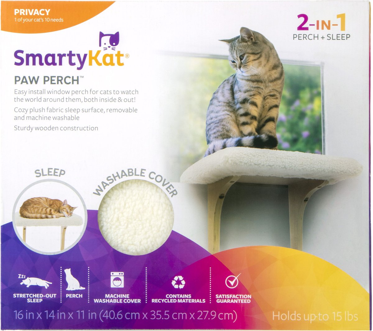 Out of Stock - PETLINKS SmartyKat Paw Perch Padded Indoor Cat Window ...