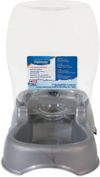 PETMATE Pearl Pet Cafe Waterer, Pearl Silver, X-Small - Chewy.com