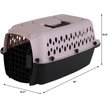 PETMATE Vari Portable Dog & Cat Kennel, Pearl Pink/Black, 19-in, up to ...
