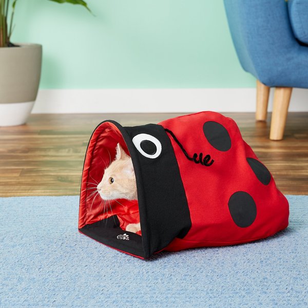 PETRAGEOUS DESIGNS Cat Cave, Ladybug - Chewy.com