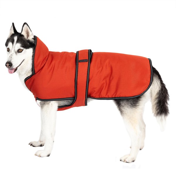 PETRAGEOUS DESIGNS Juneau Insulated Dog Jacket, Red, X-Large - Chewy.com
