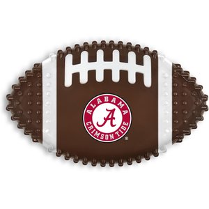 PETS FIRST Alabama Hard Nylon Football Dog Chew Toy, Brown - Chewy.com