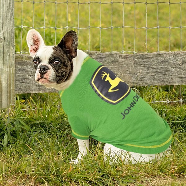 PETS FIRST Jod John Deere Dog & Cat Tee Shirt, Large - Chewy.com