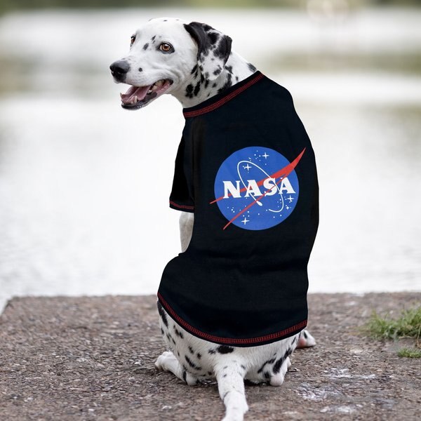 PETS FIRST Nasa Nasa Logo Dog & Cat Tee, X-Small - Chewy.com