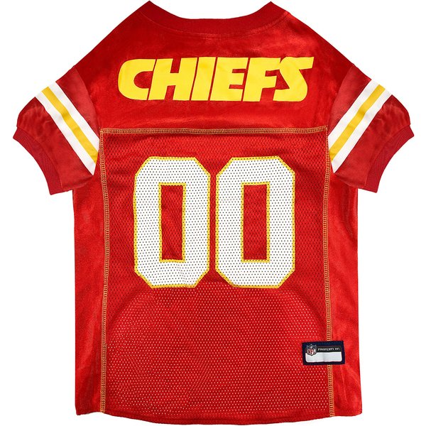 PETS FIRST NFL Dog & Cat Jersey, Kansas City Chiefs, Medium - Chewy.com