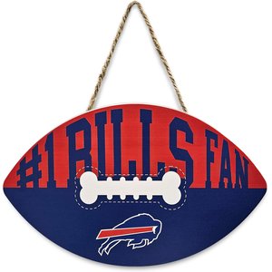 PETS FIRST NFL Football Shape Sign, Buffalo Bills - Chewy.com